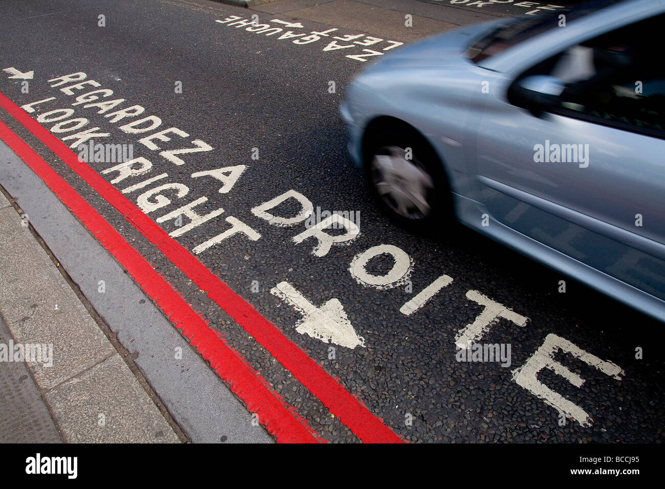 United Kingdom, London, street sign both in english and in french Stock ...