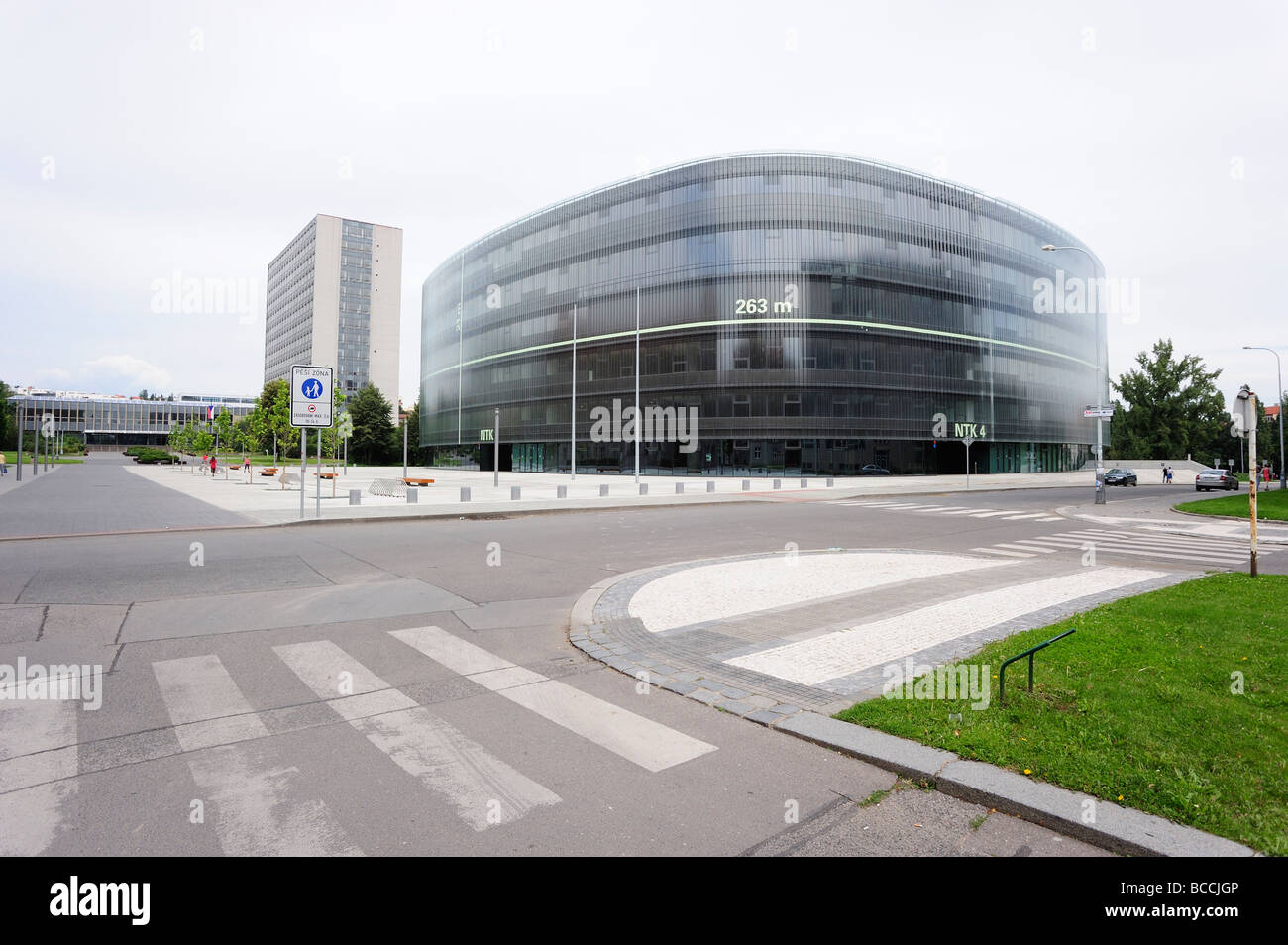 National Technical Library Prague Dejvice Stock Photo - Alamy