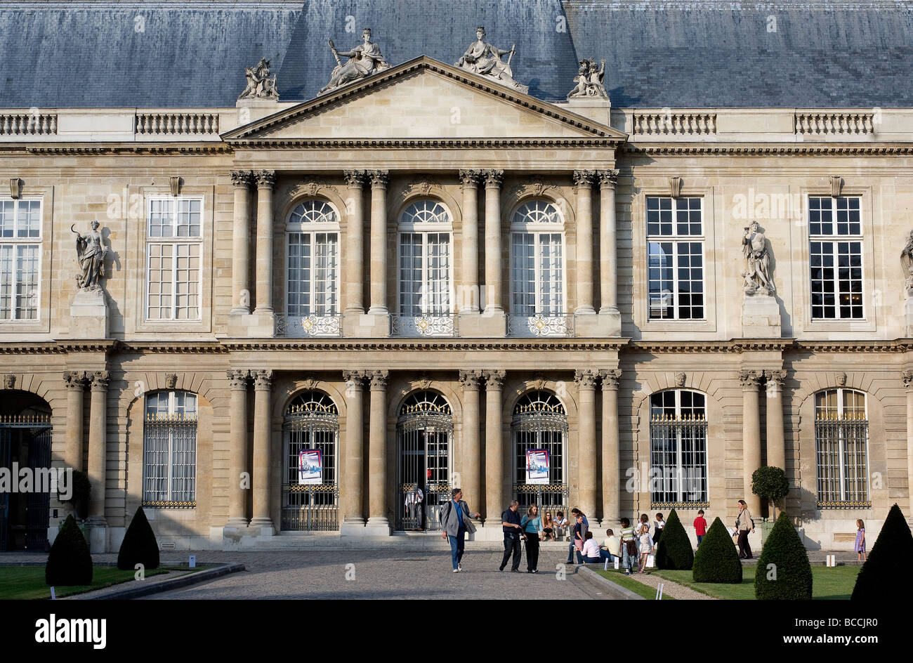 France, Paris, Hotel de Soubise part of the French National Archives ...