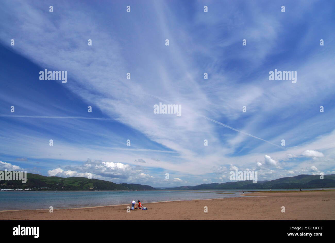 The Dyfi Estuary from Ynyslas Gwynedd North Wales UK Stock Photo - Alamy