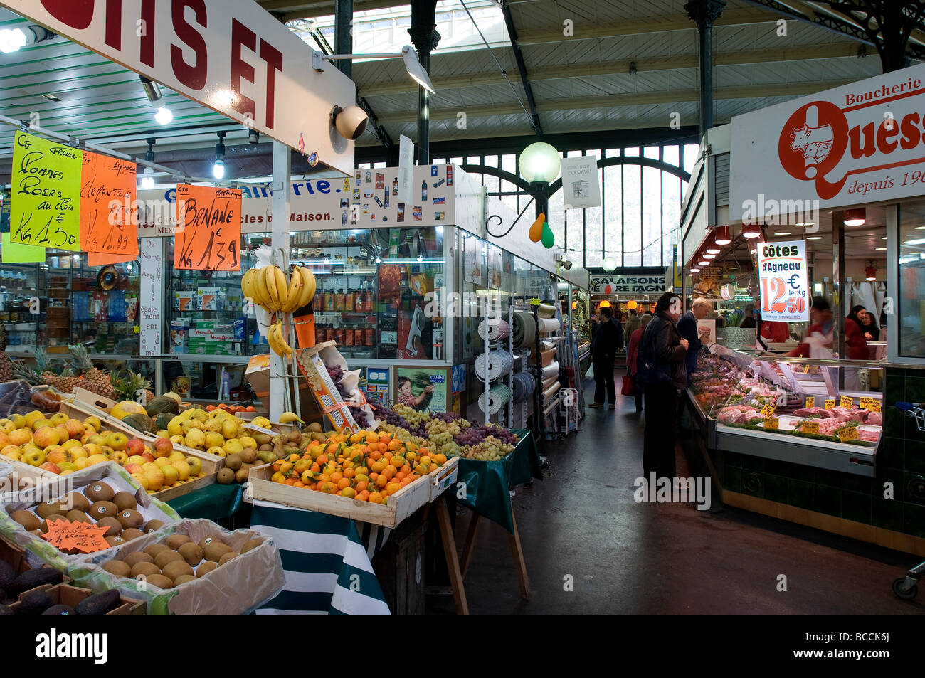 France, Paris, Saint Quentin Market Stock Photo - Alamy