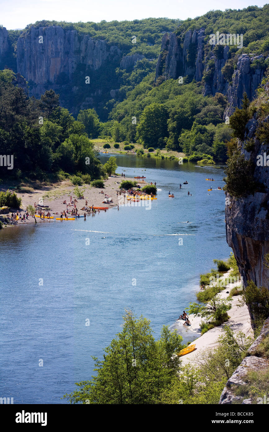 France, Ardeche, Chassezac River near Chandolas village Stock Photo - Alamy