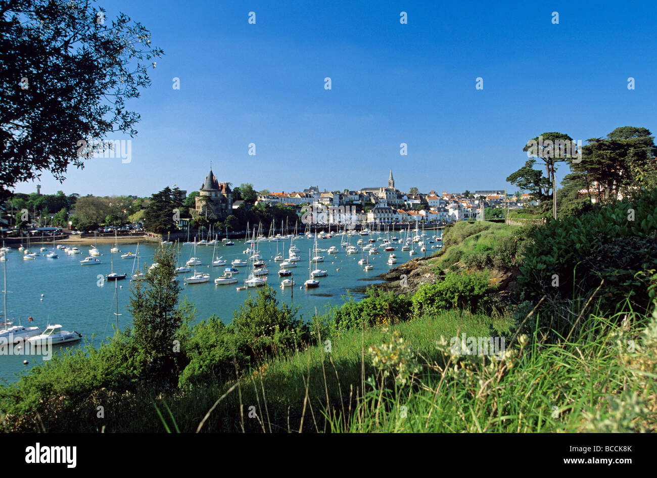 France, Loire Atlantique, Pornic, harbour Stock Photo - Alamy