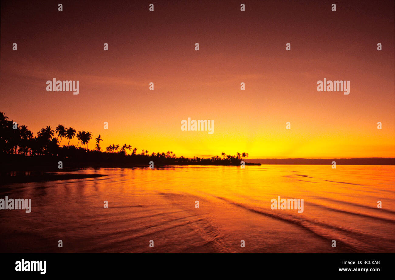 Philippines, Visayas Archipelago, Bohol Island, Panglao Island, sunset ...