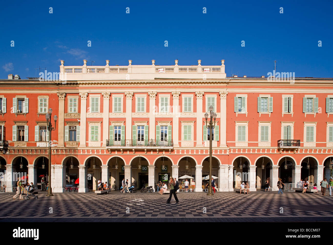 France, Alpes Maritimes, Nice, Old Town, Place Massena Stock Photo - Alamy