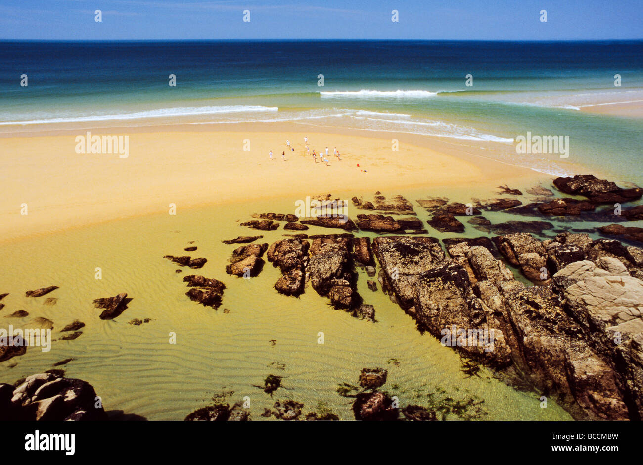 France, Morbihan, Cote sauvage (Wild Coast), Presqu' ile de Quiberon ...