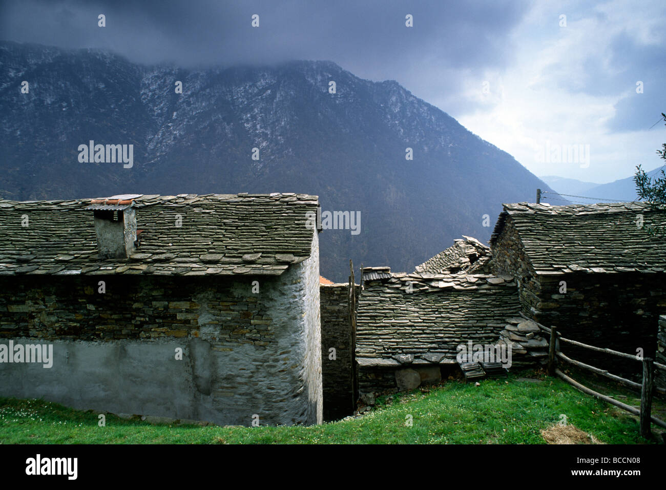 Cicogna, Valgrande National Park, Piedmont, Italy Stock Photo - Alamy