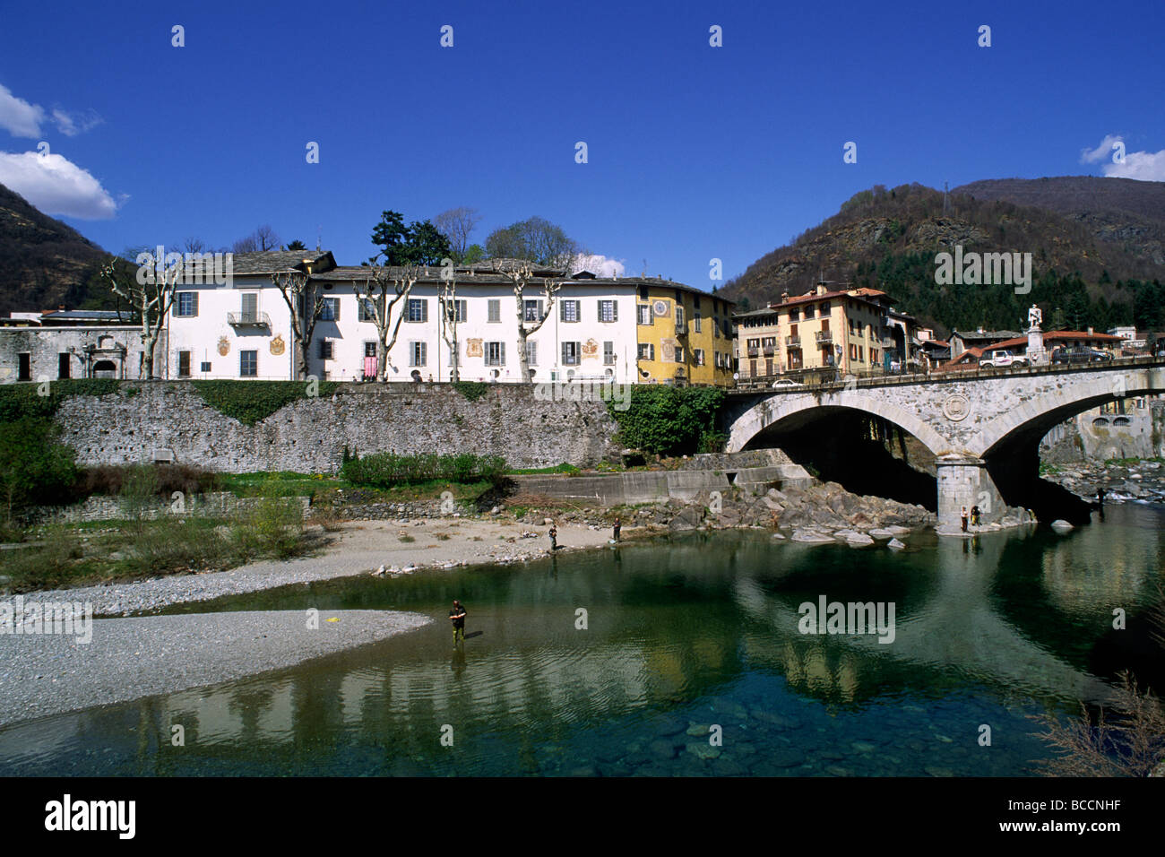Italy, Piedmont, Varallo, Sesia river Stock Photo - Alamy