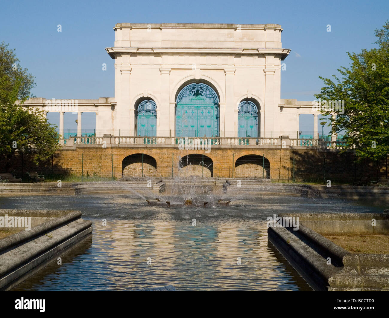 The Nottingham City War Memorial at Victoria Embankment in the Meadows ...
