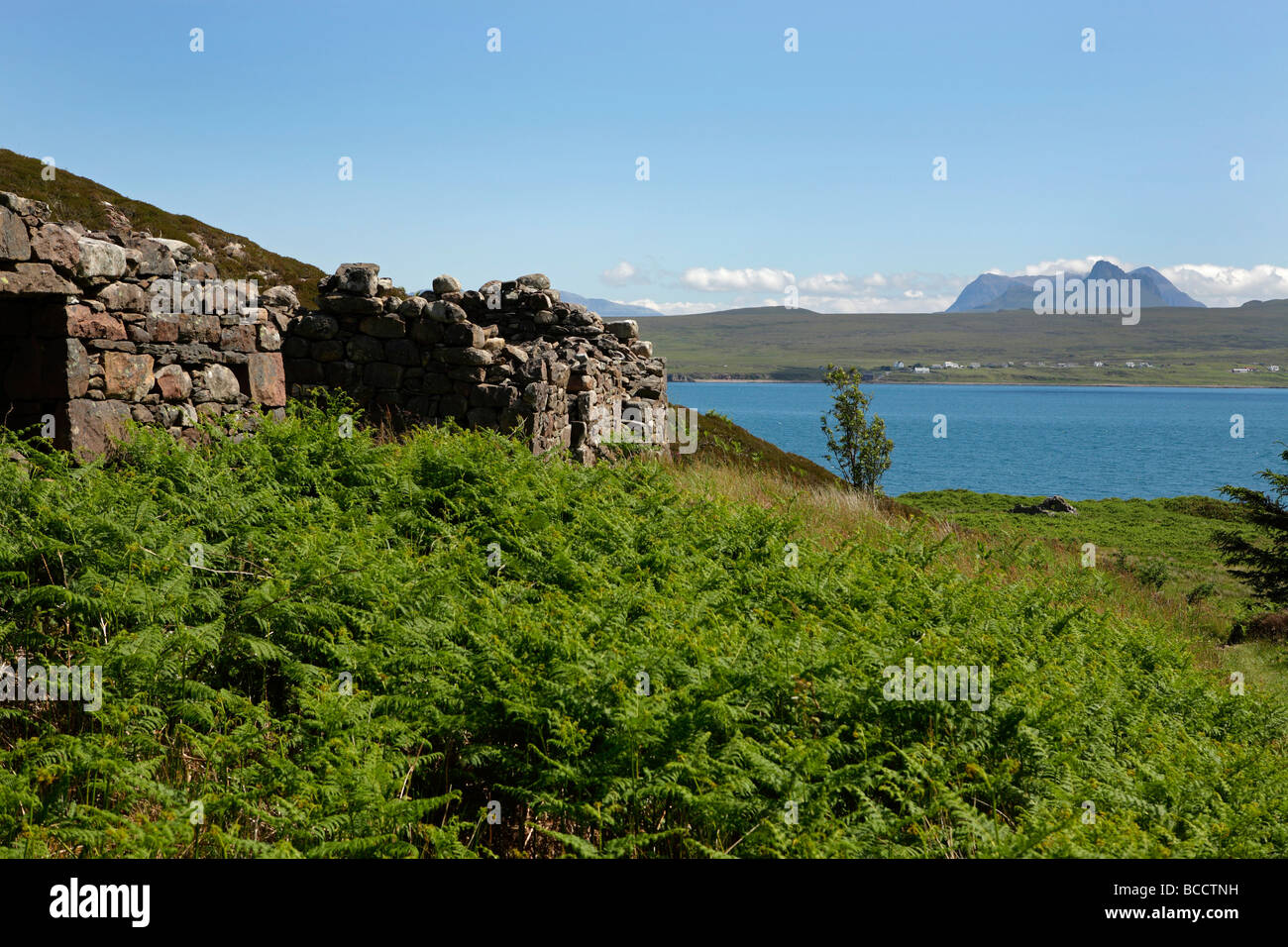 Abandoned crofts in Scotland. On Tanera Mor Stock Photo - Alamy