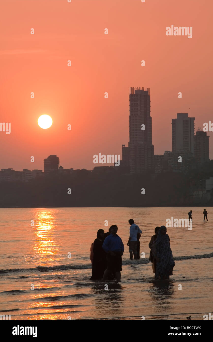 Mumbai sunset view hi-res stock photography and images - Alamy