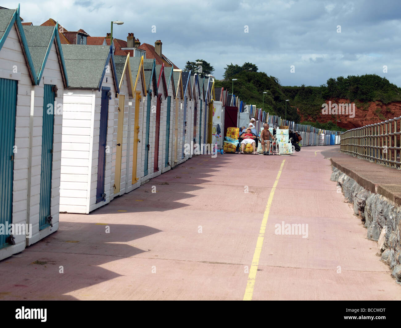 Beach huts on preston beach at Paignton,Devon Stock Photo - Alamy