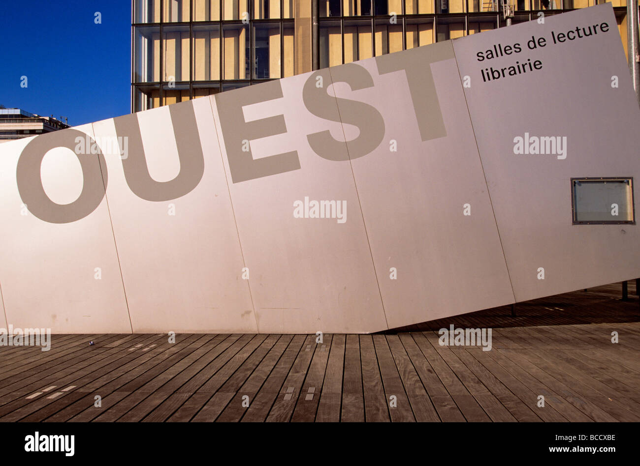 France, Paris, National Library of France by the architect Dominique ...