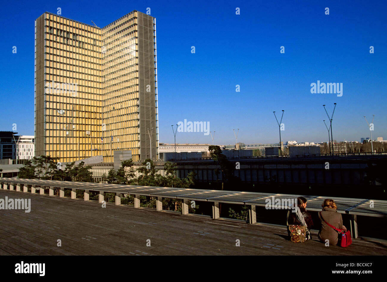 France, Paris, National Library of France by the architect Dominique ...