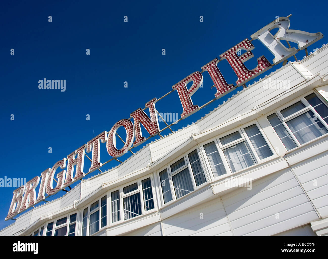 Brighton palace pier sign hi-res stock photography and images - Alamy