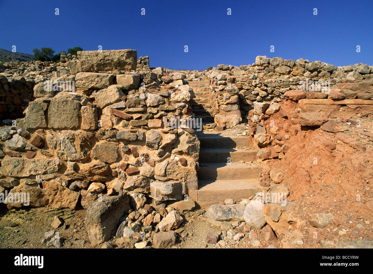 Greece, Crete, Zakros, ancient Minoan Palace Stock Photo - Alamy