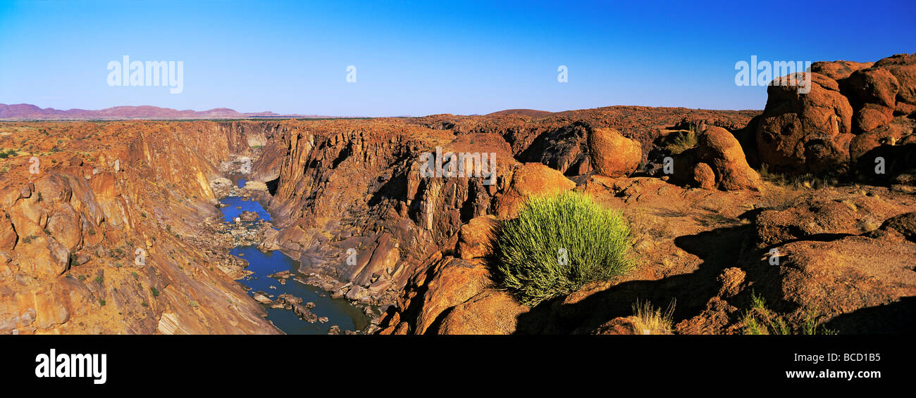 Oranje. Orange River Canyon in the Augrabies Falls National Park. South ...