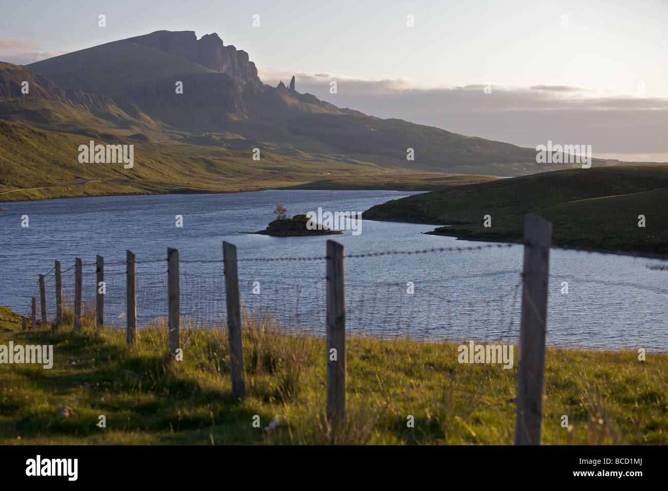 Old Man of Storr and Loch Fada, Scotland Stock Photo - Alamy