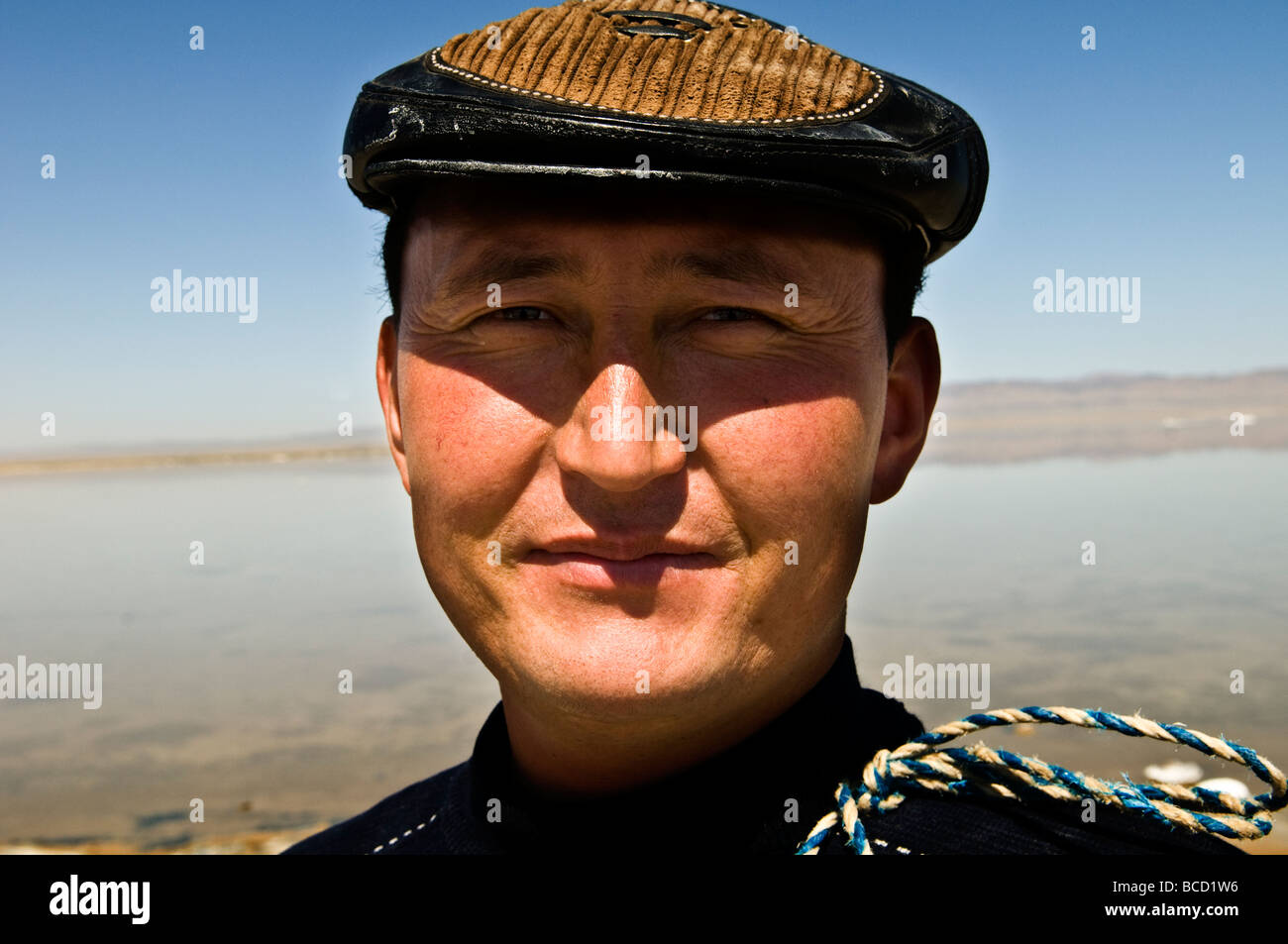 Portrait of a Kazakh man Stock Photo - Alamy
