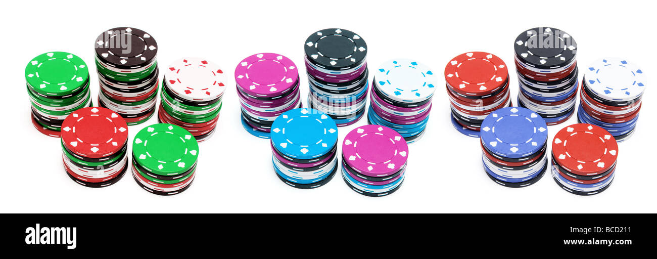 Stacks of Poker Chips Stock Photo - Alamy