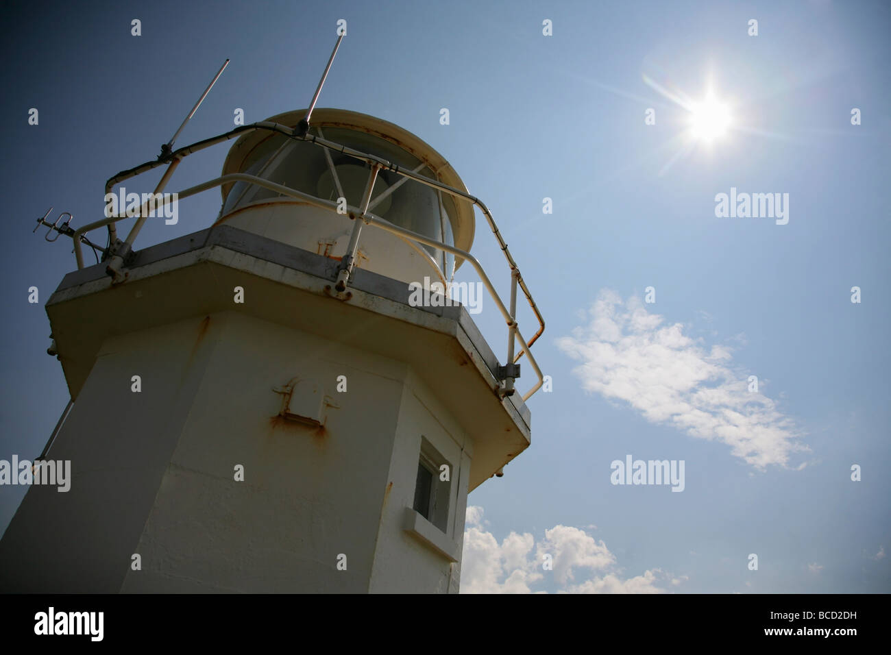 Lighthouse at Waternish Point, Isle of Skye, Scotland Stock Photo - Alamy