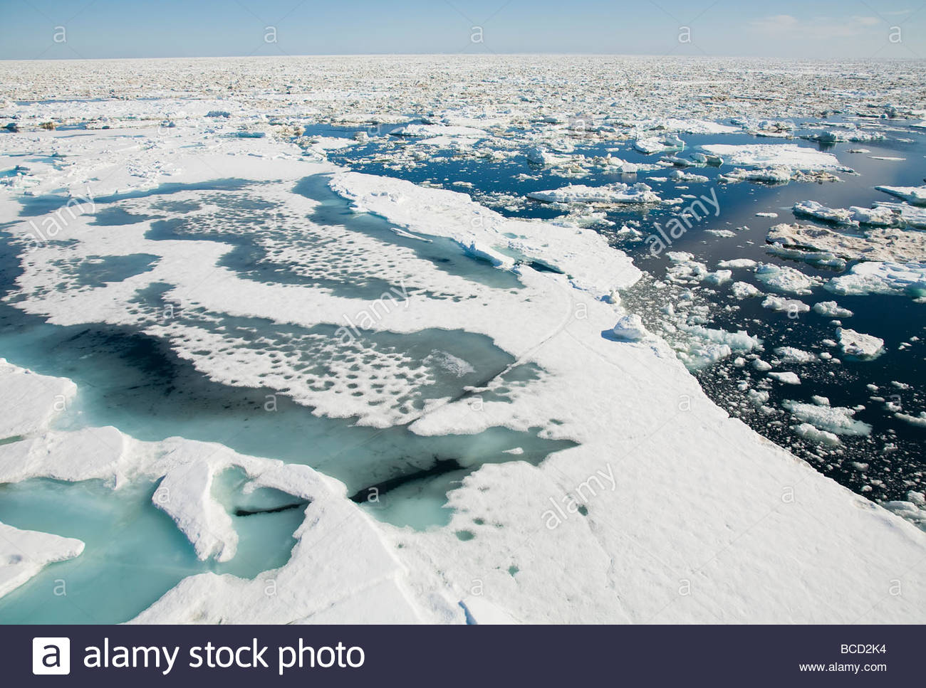 Pack ice, Svalbard, Norway Stock Photo - Alamy
