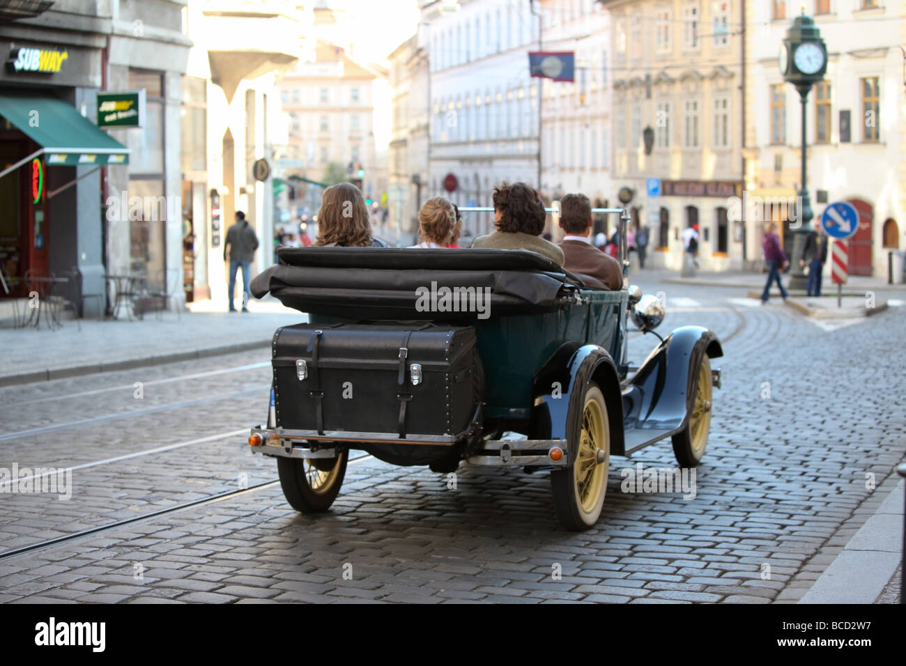 Prague vintage car hi-res stock photography and images - Alamy
