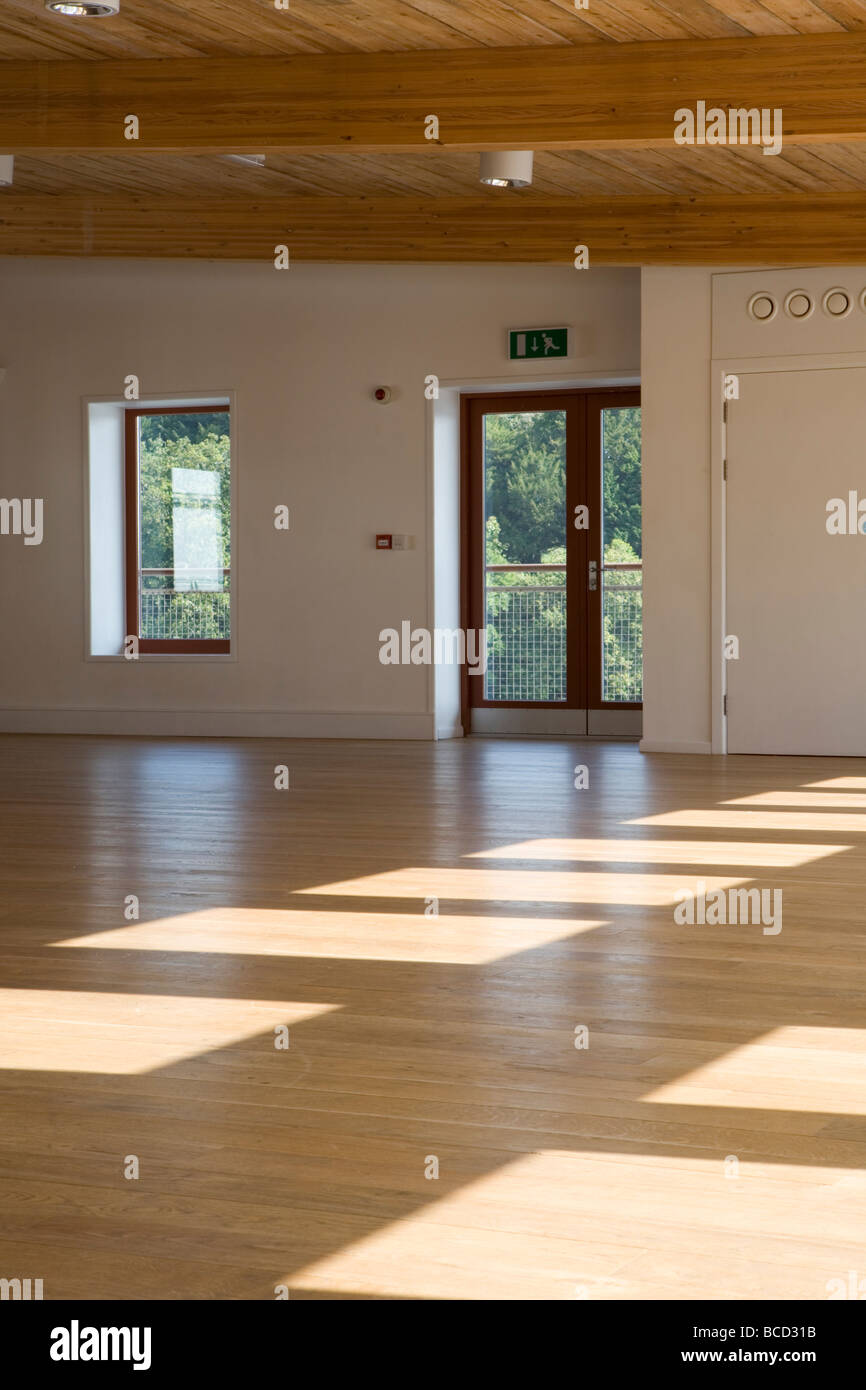 Zedshed community hall space Stock Photo - Alamy
