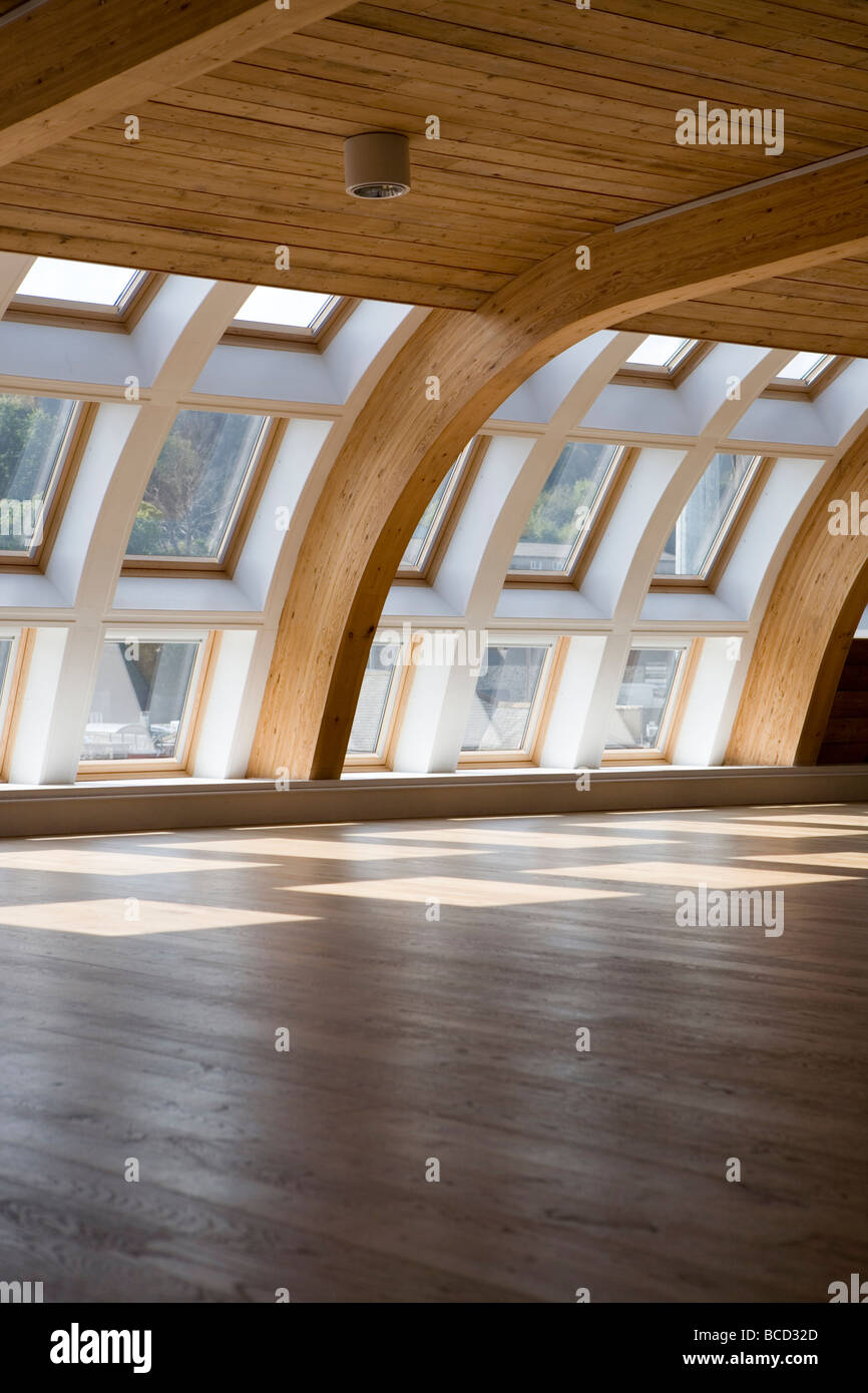 Zedshed community hall space Stock Photo - Alamy