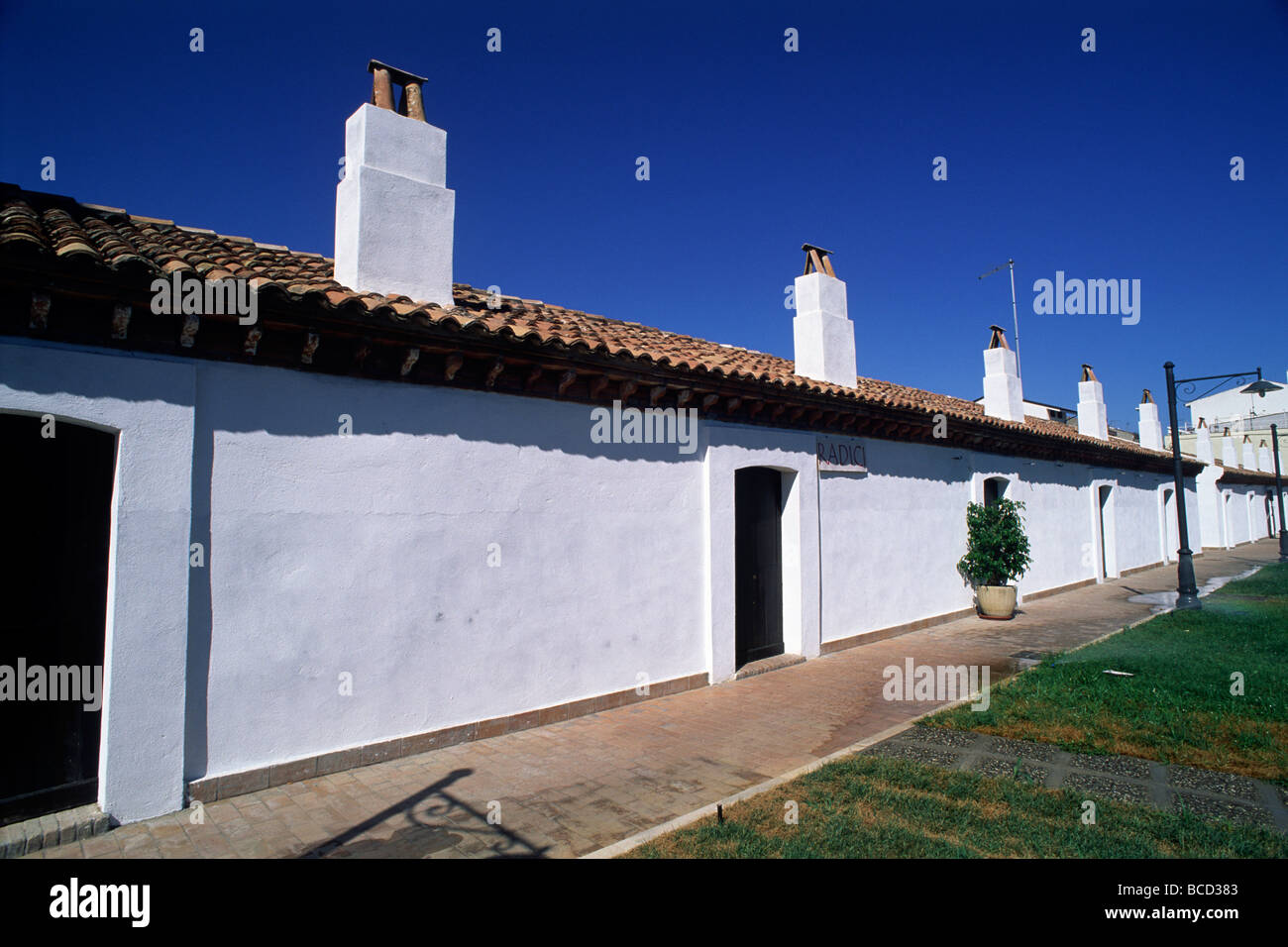 Italy, Basilicata, Policoro, old houses Stock Photo - Alamy