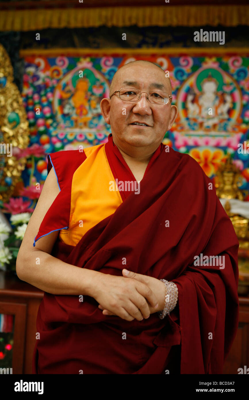 Arjia Rinpoche is a Tibetan Buddhist monk Stock Photo - Alamy