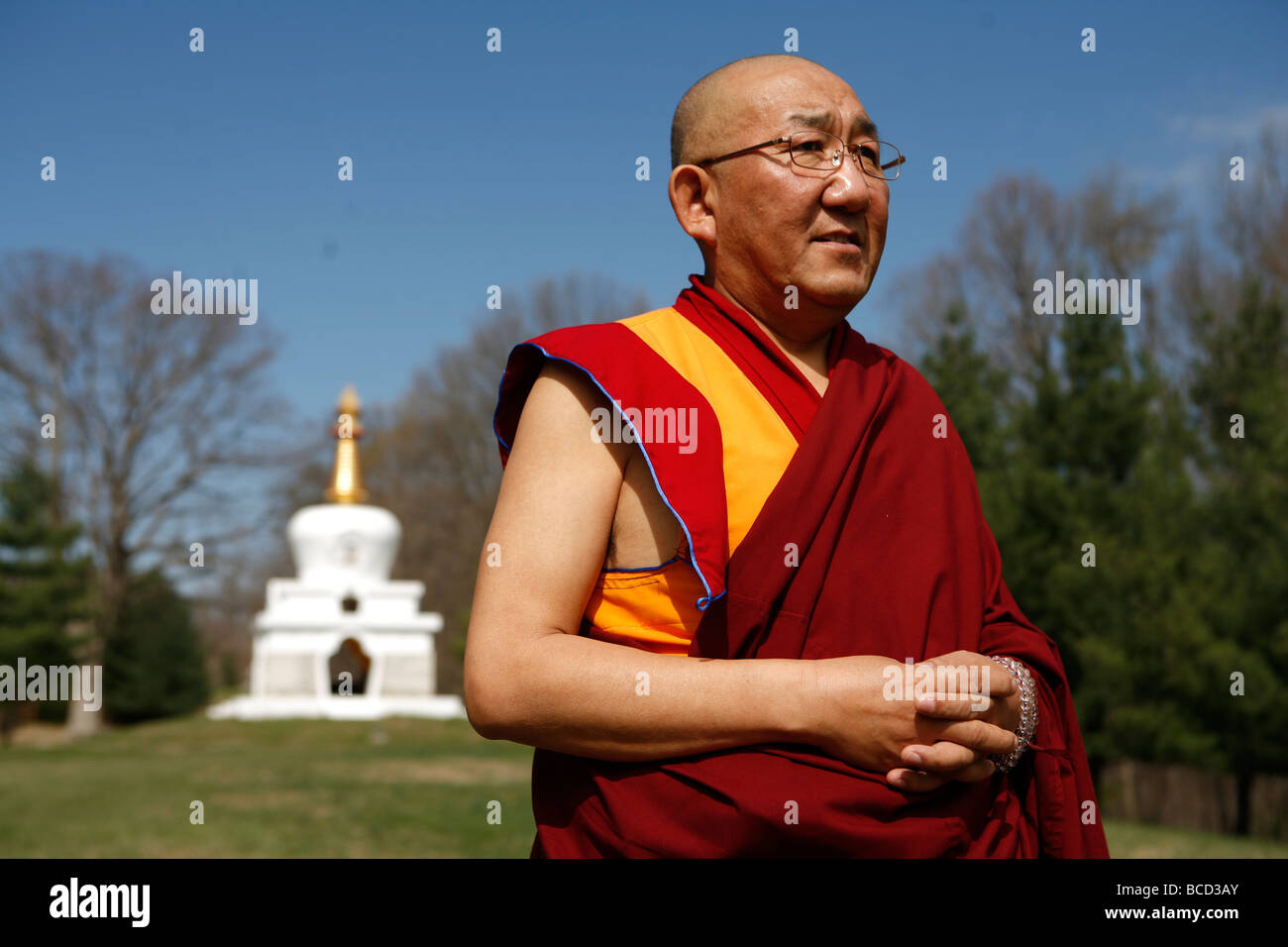 Arjia Rinpoche is a Tibetan Buddhist monk Stock Photo - Alamy