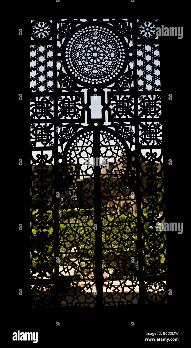 Beautiful designs in the Mosque windows in Cairo Stock Photo - Alamy