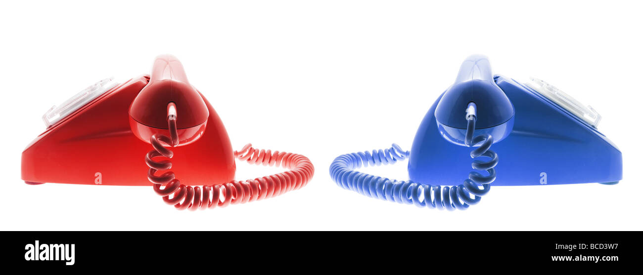 Telephones old fashioned Cut Out Stock Images & Pictures - Alamy