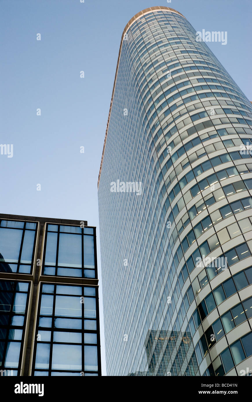 Modern office buildings (skyscrapers), La Defense, Paris, France Stock ...