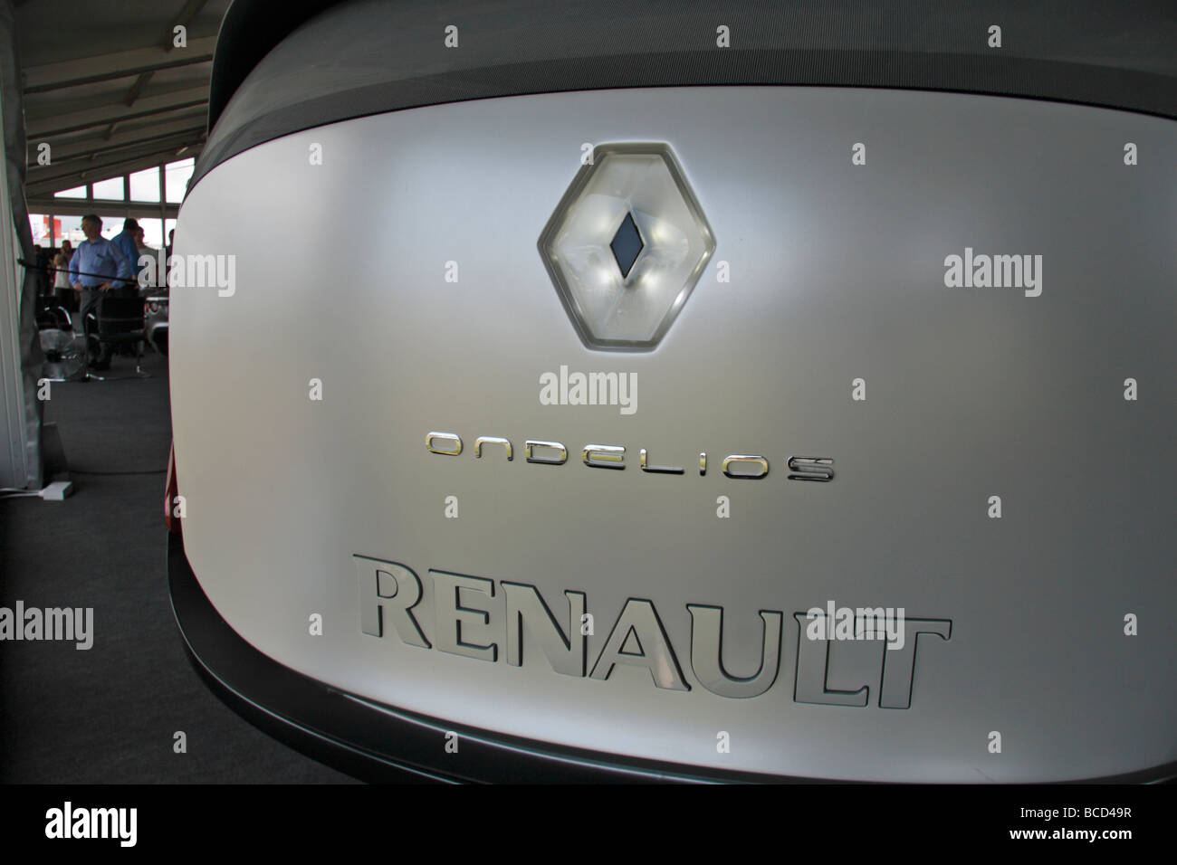 The curved rear end of the Renault Ondelios concept car at the Goodwood ...