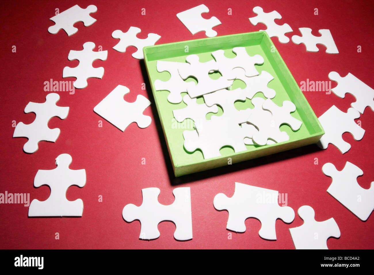 Jigsaw Puzzle Pieces Stock Photo - Alamy