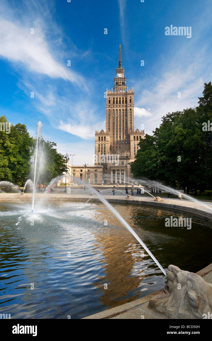 PKiN Warsaw Poland Stock Photo - Alamy