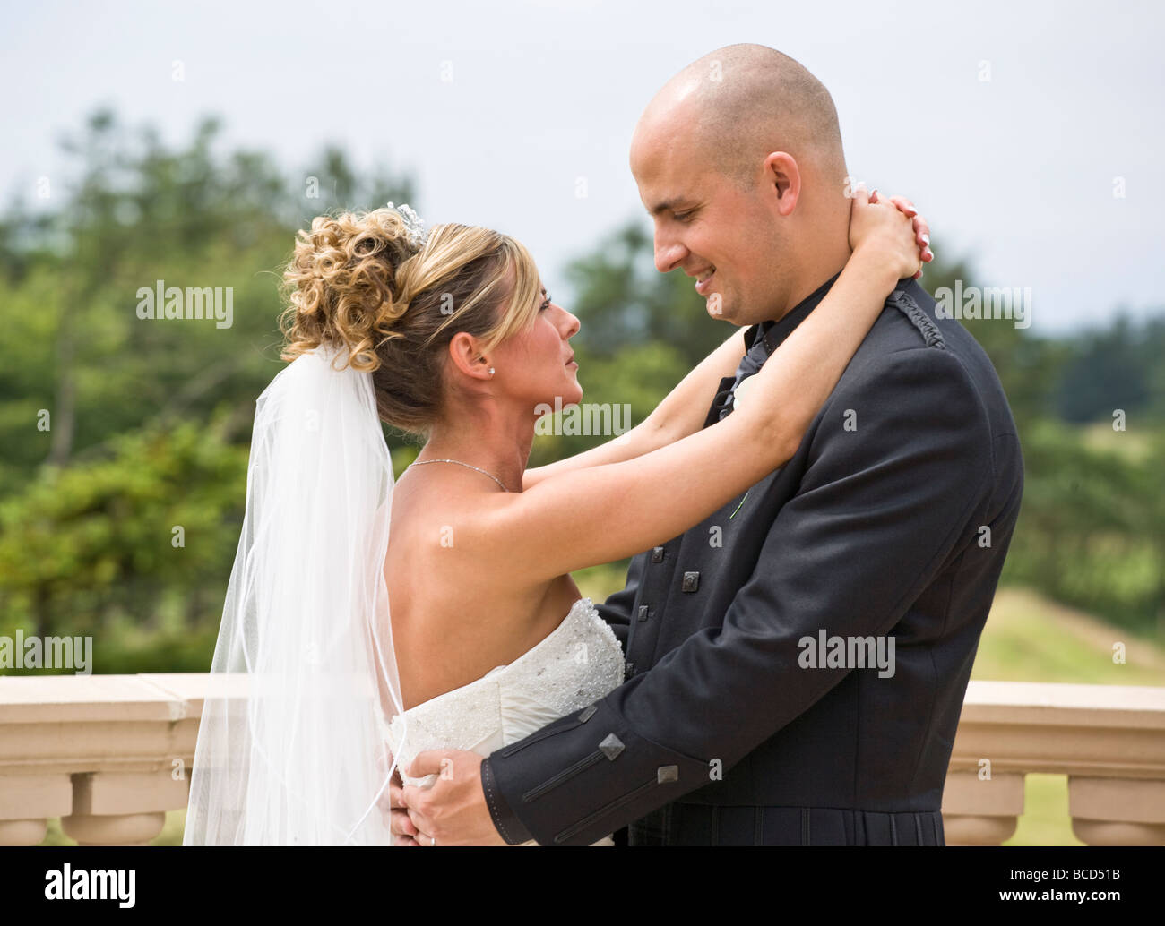 BRIDE and GROOM Stock Photo - Alamy