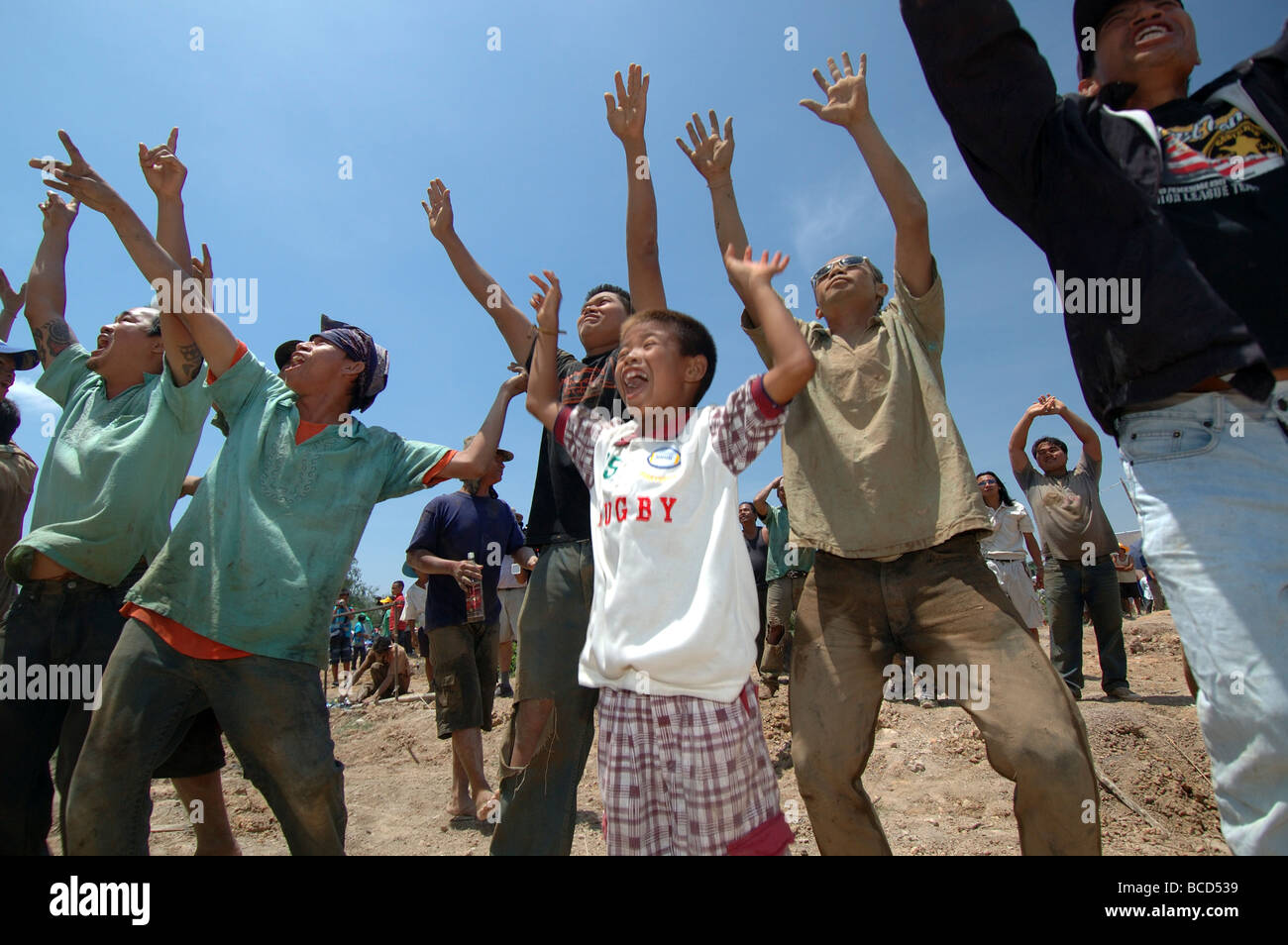 The Rocket Festival in Yasothon Thailand Stock Photo - Alamy