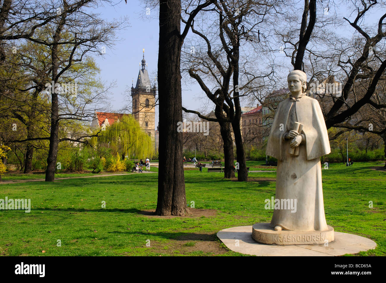Statue to Eliska Fransnahorska the first woman doctor in Prague the ...