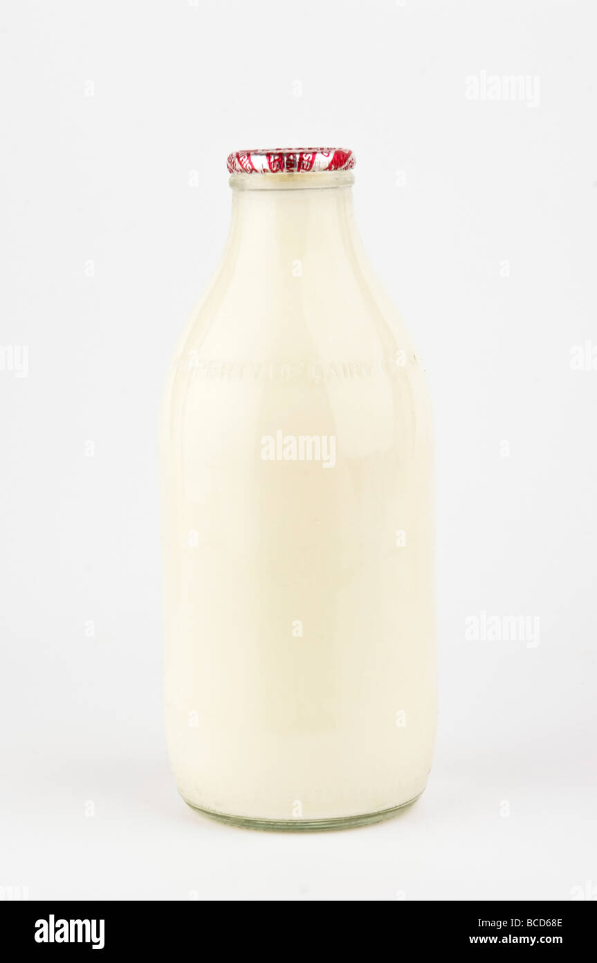 full milk bottle Stock Photo - Alamy