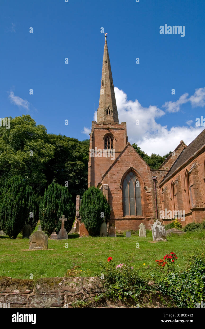 St Peters Church, Worfield Village, Shropshire, England Stock Photo - Alamy