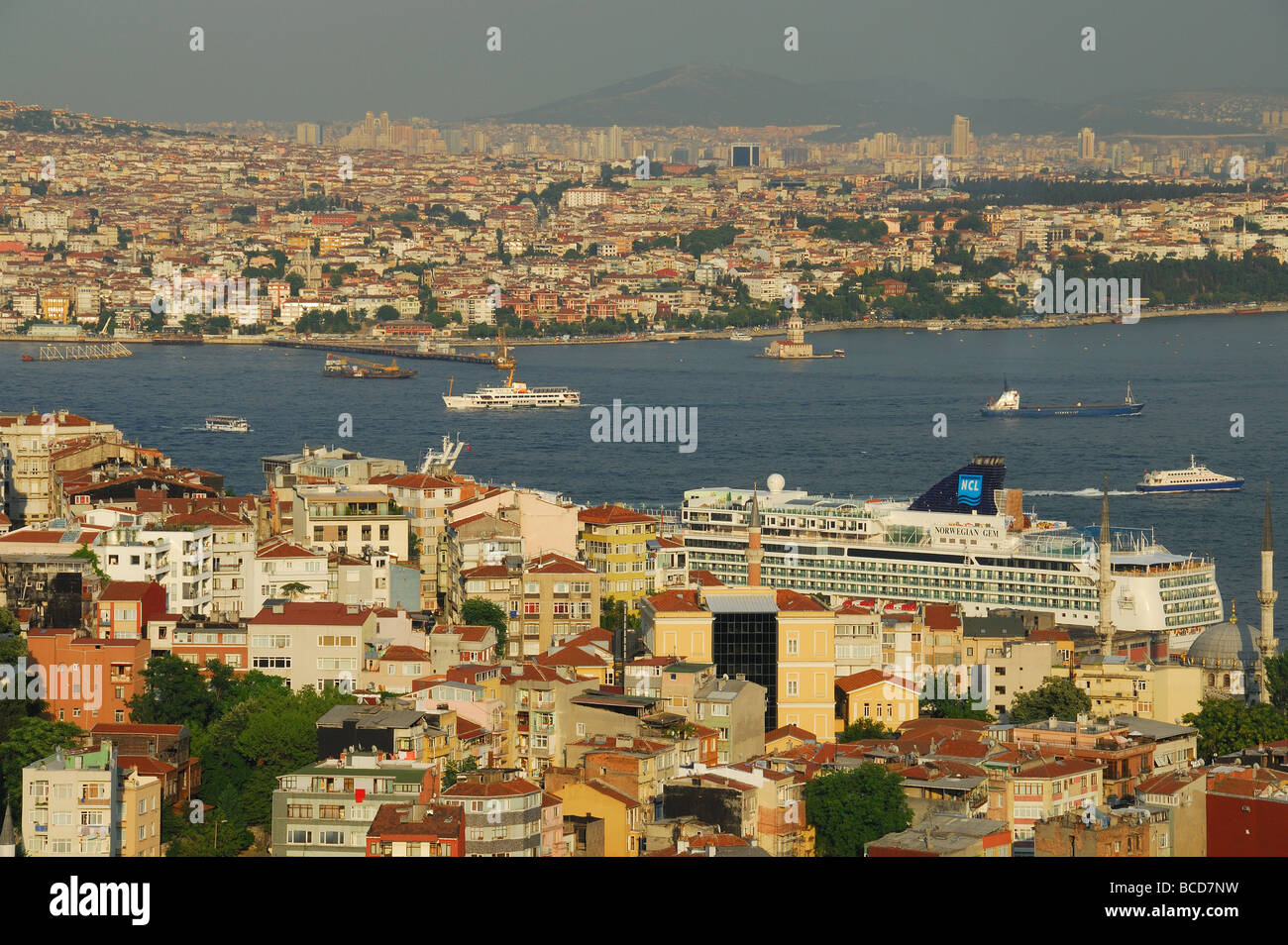 Aerial view beyoglu district hi-res stock photography and images - Alamy