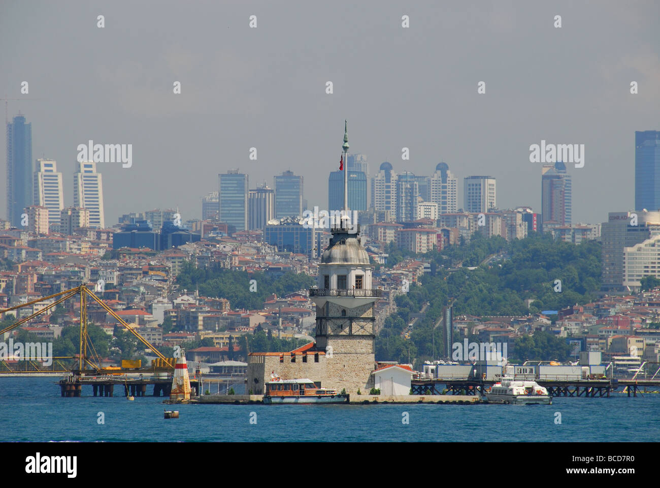 ISTANBUL, TURKEY. Leander's Tower (also called Maiden's Tower) by ...