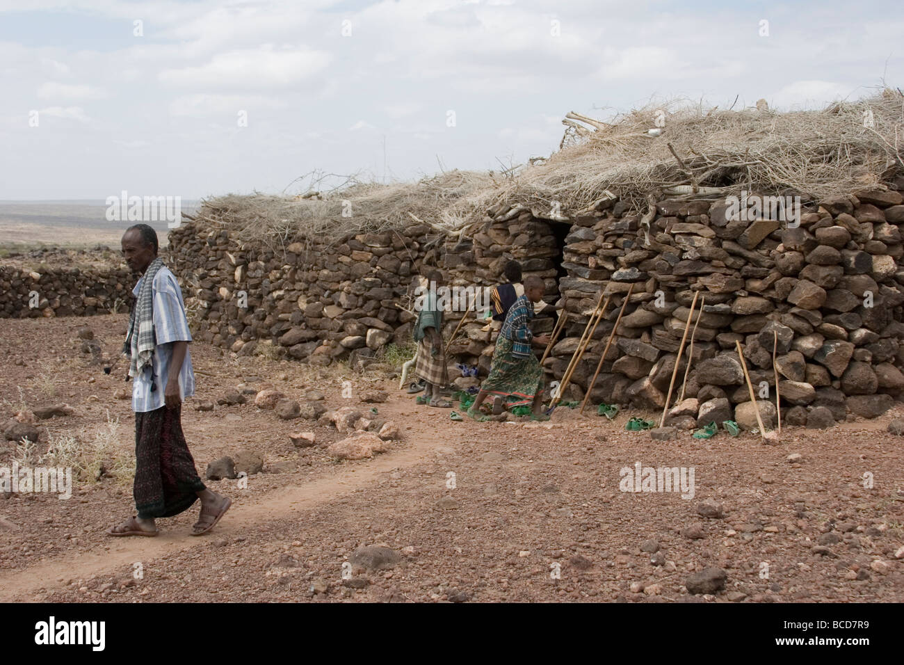 Afar village hi-res stock photography and images - Alamy