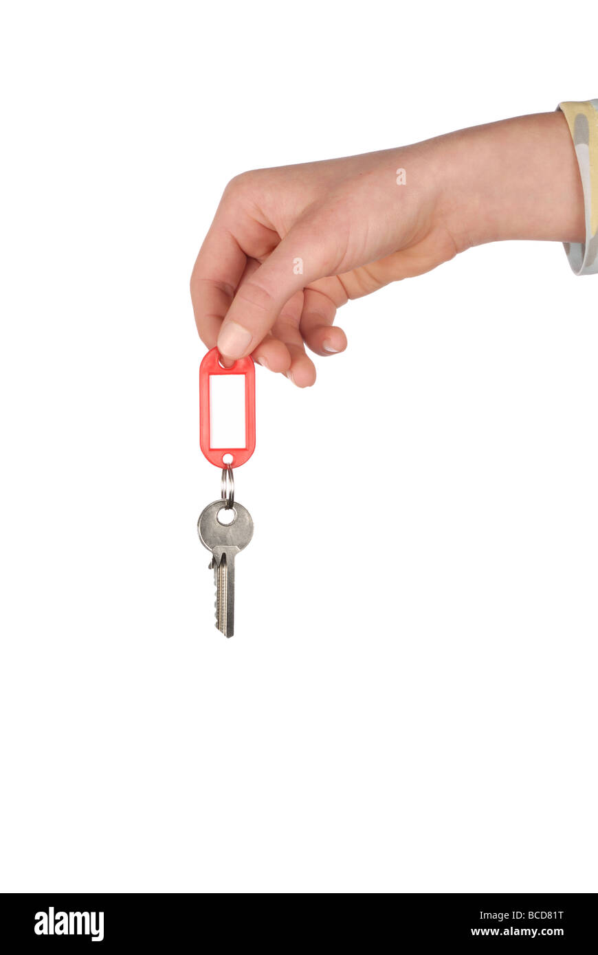 Hand with Key Stock Photo - Alamy
