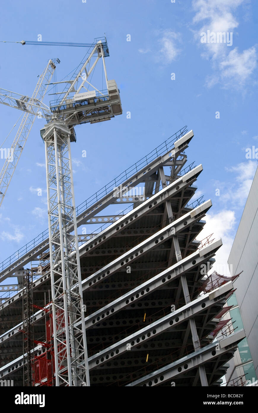 Building a Skyscraper Stock Photo - Alamy