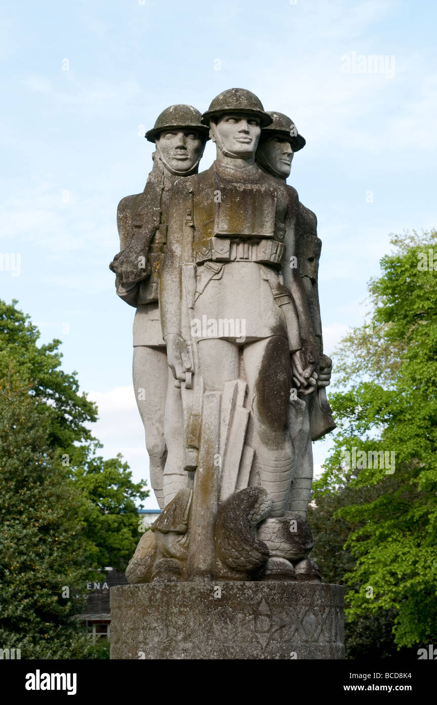 The 24th Division Memorial by Eric Kennington in Battersea Park London ...