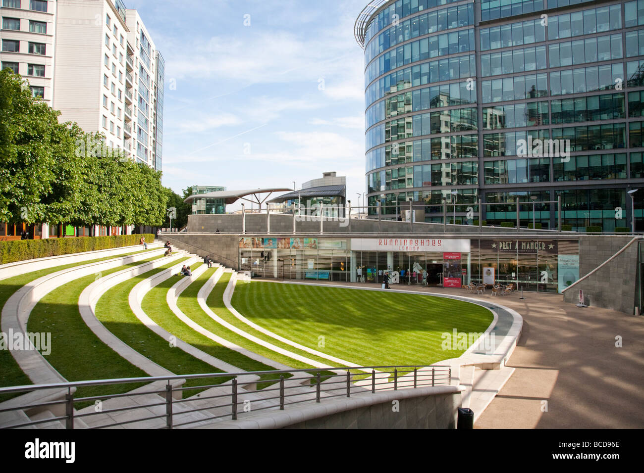 The impressive Sheldon Square development in the Paddington Basin has ...